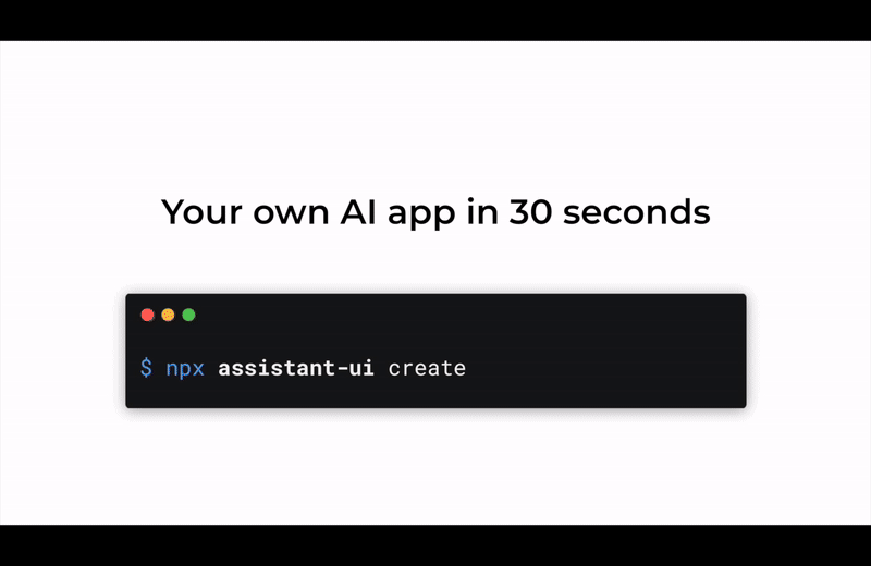 Getting Started | assistant-ui