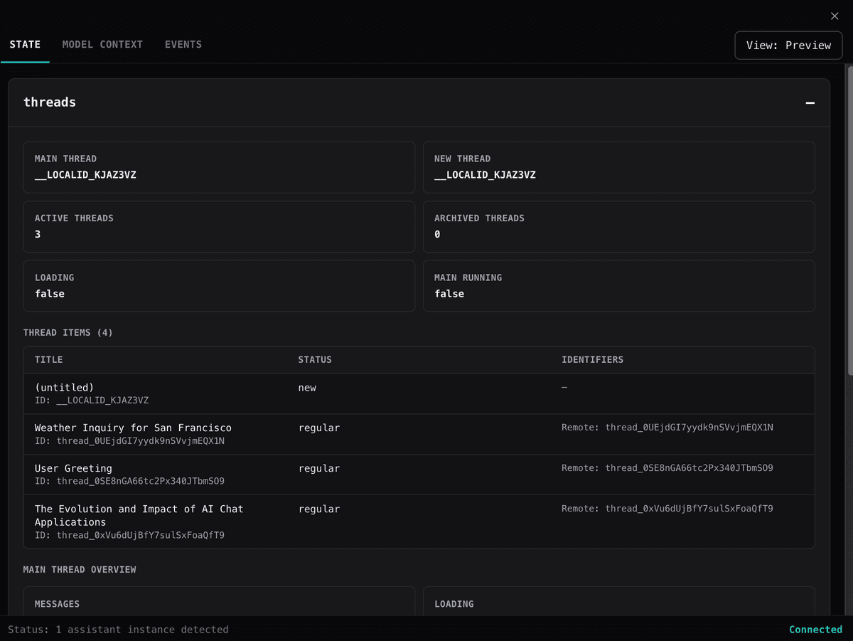 DevTools | assistant-ui
