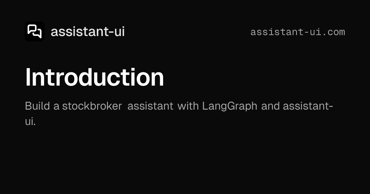 Introduction | assistant-ui